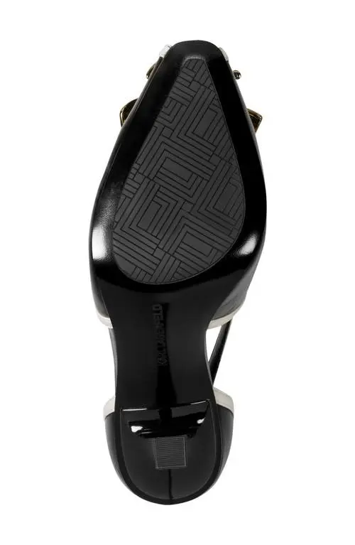 Karl Lagerfeld Paris Lacey Pump With Bow Detailing