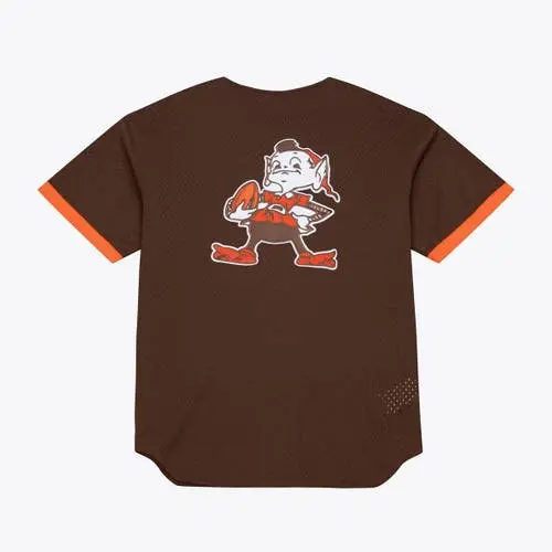 Mitchell & Ness Cleveland Browns Head Coach Mesh Full-button Fashion Jersey - Brown