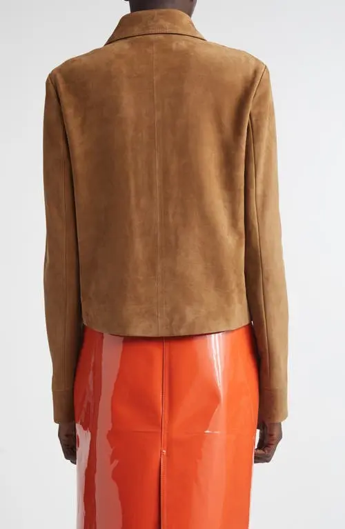 FERRAGAMO Boxy Nubuck Jacket