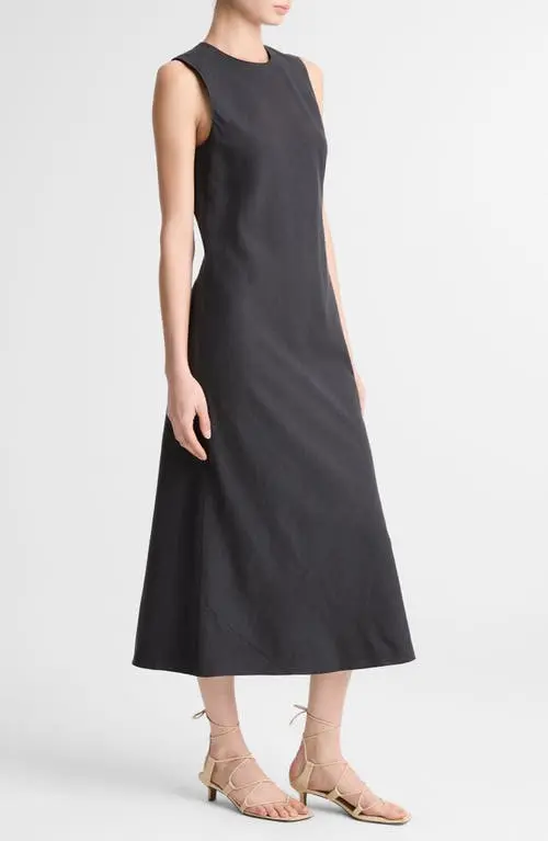 Vince Bias Shell Midi Dress