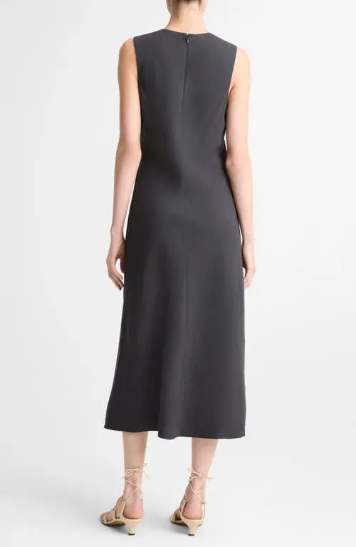 Vince Bias Shell Midi Dress