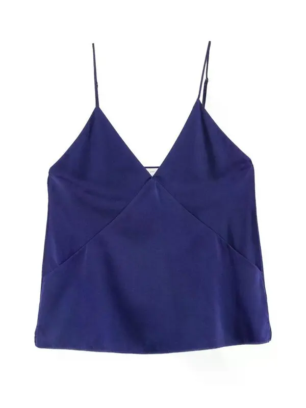 FORTE_FORTE V-neck Spaghetti Strap Top