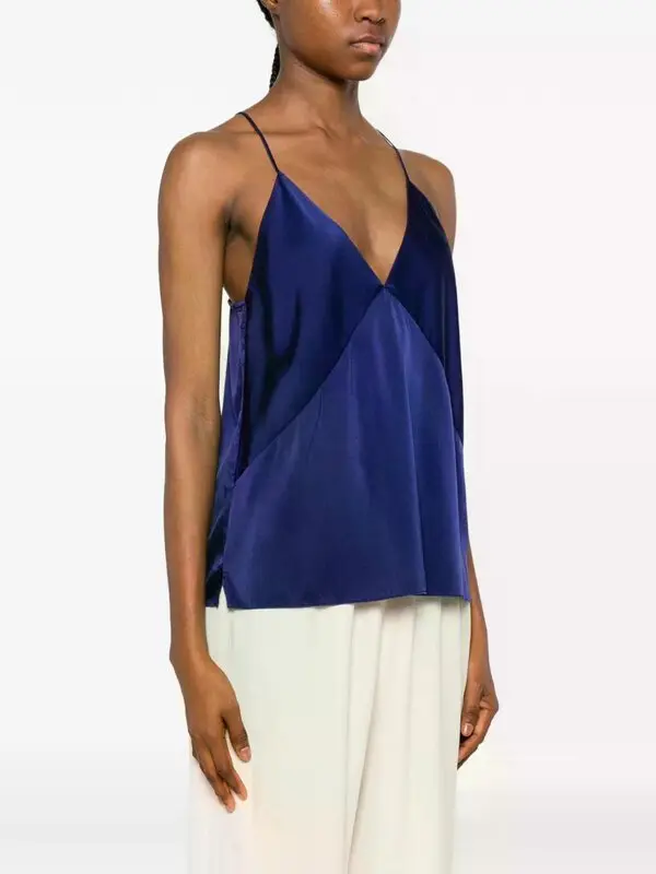 FORTE_FORTE V-neck Spaghetti Strap Top