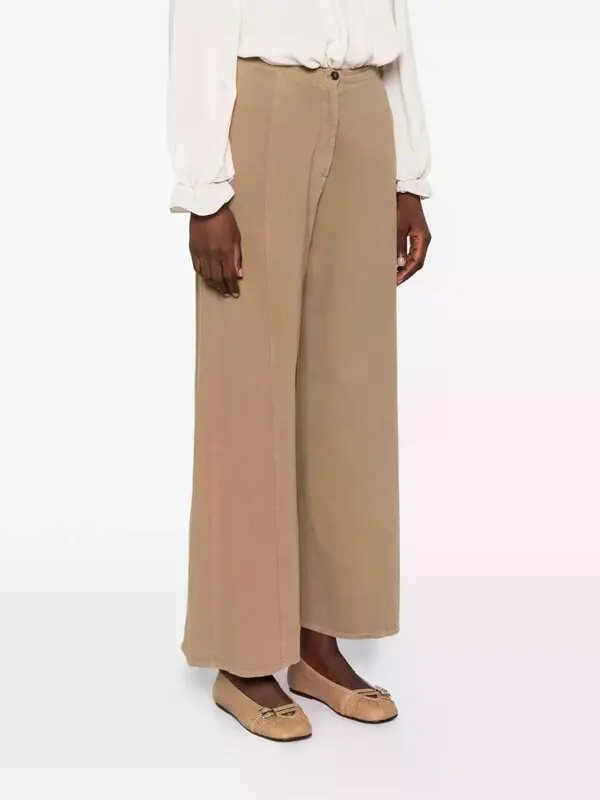 FORTE_FORTE Wide-leg Seamed Palazzo Pants