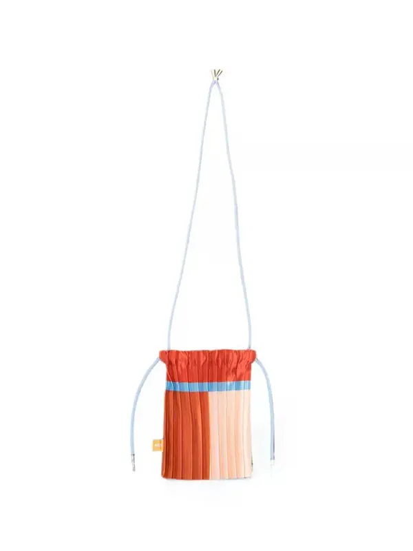 MULTITUDES BAGS Pleated Drawstring Shoulder Bag