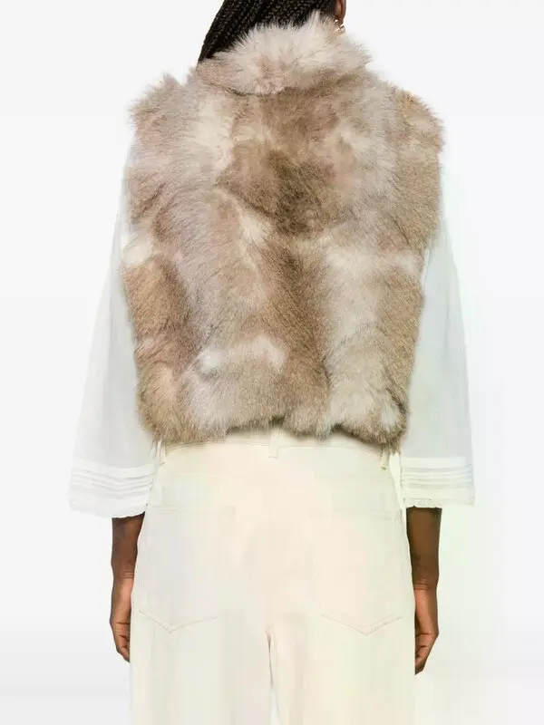FORTE_FORTE Faux Fur Gilet