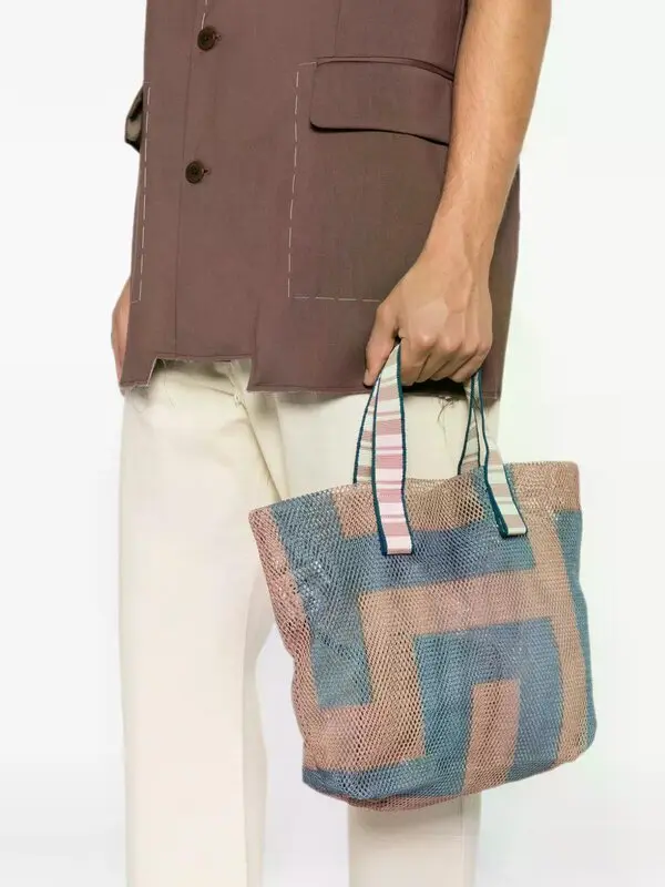 ÉPICE Kanpur Mesh-knit Tote Bag