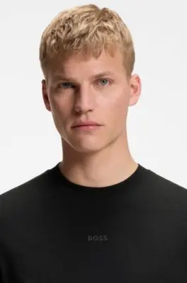 BOSS Relaxed-fit T-shirt In A Stretch Cotton Blend