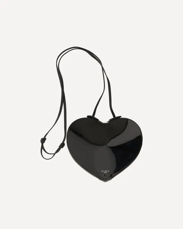 Alaïa Le Coeur Shoulder Bag - Black