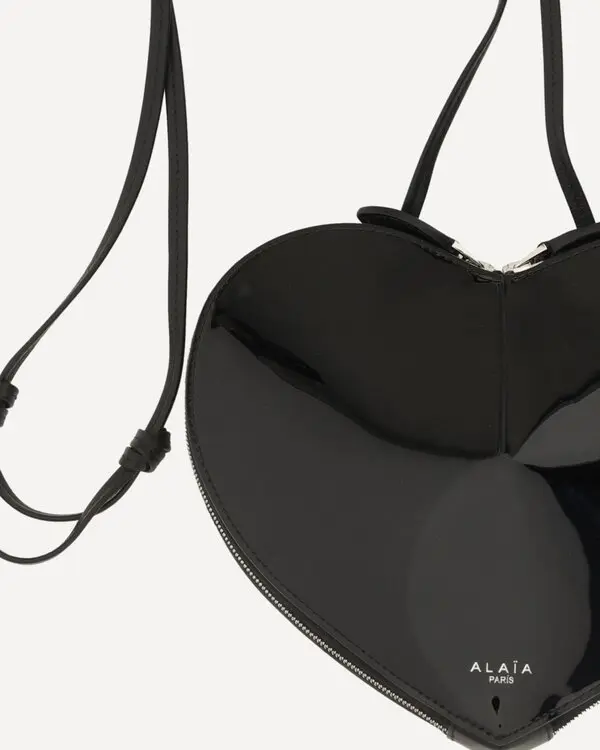 Alaïa Le Coeur Shoulder Bag - Black