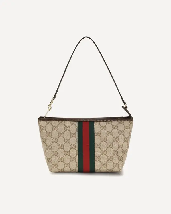 Gucci Small Pouch With Strap And Web