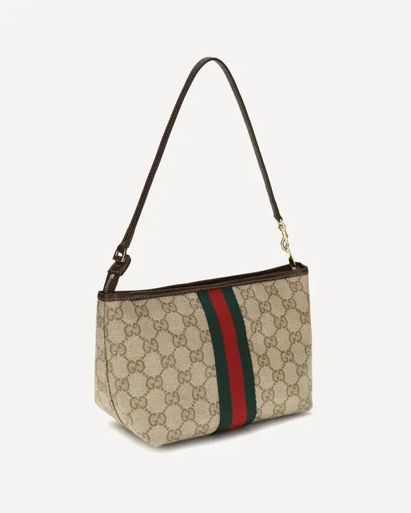 Gucci Small Pouch With Strap And Web