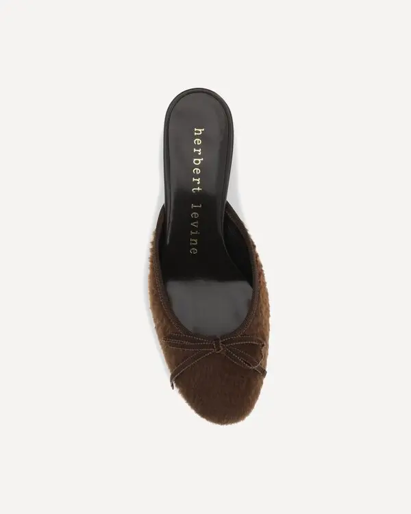 HERBERT LEVINE Fur Sandals