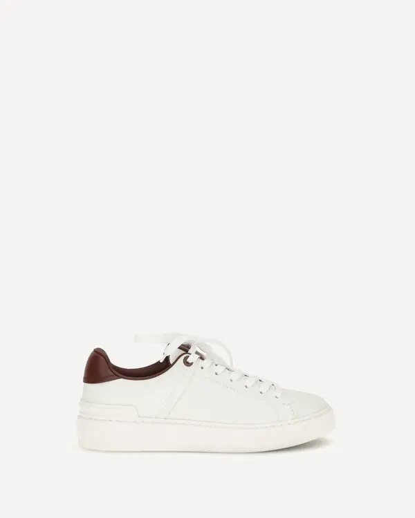 Balmain B-court Leather Sneakers