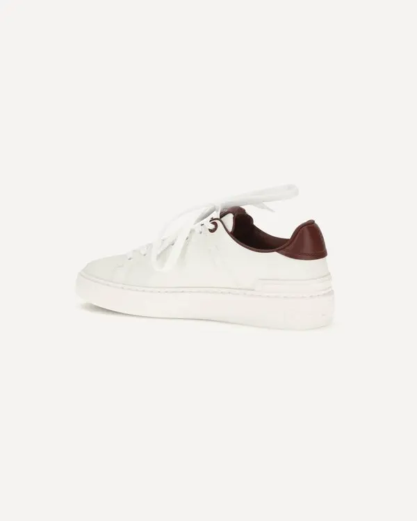 Balmain B-court Leather Sneakers