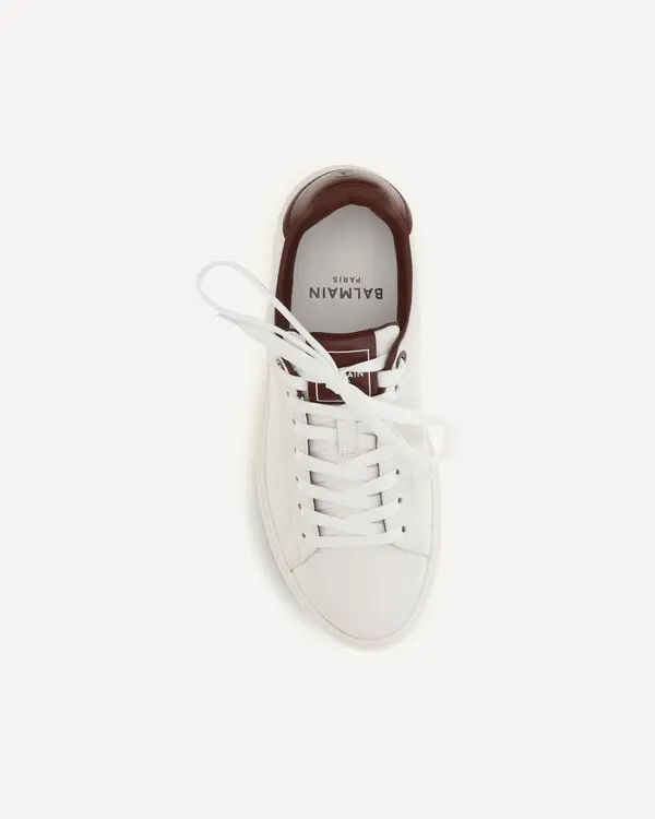 Balmain B-court Leather Sneakers