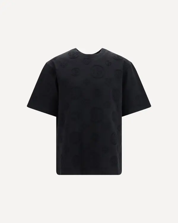 Casablanca Oversized All-over Onogra T-shirt Ale - Black