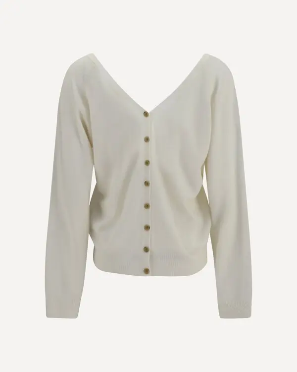 LISA YANG Jiani Cashmere Cardigan - Cream