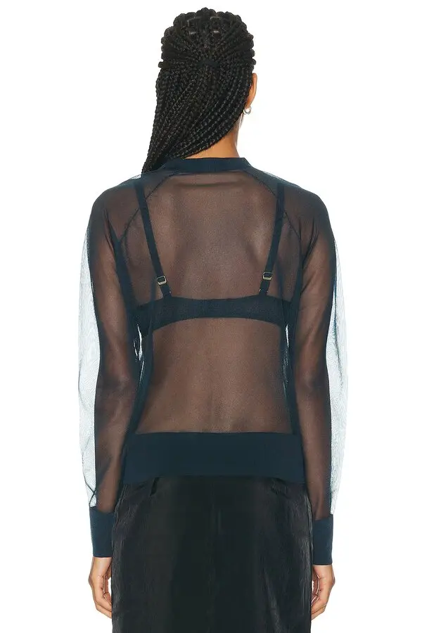 Renggli Sheer Knit Cardigan