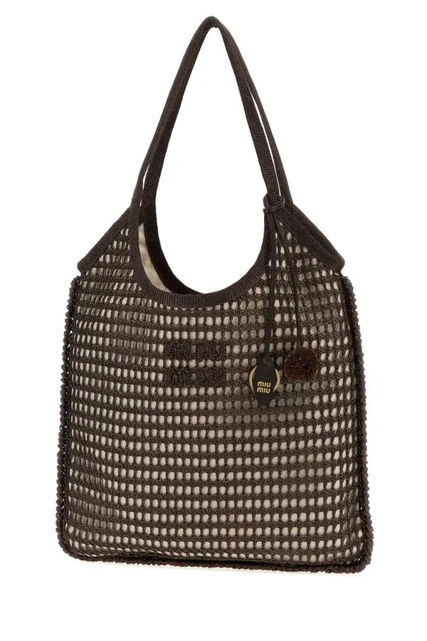 Miu Miu Crochet Ivy Shopping Bag