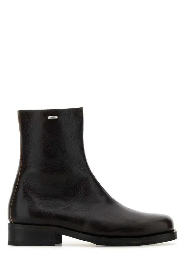 Our Legacy Dark Leather Camion Boots - Brown