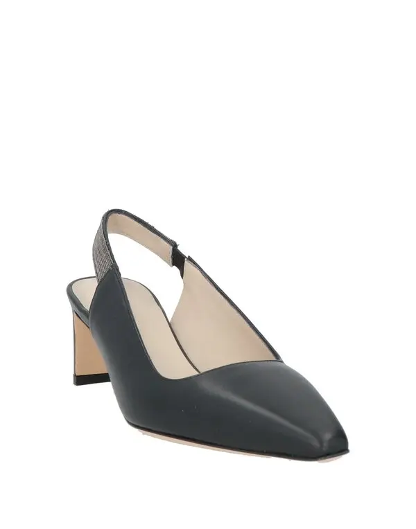 Fabiana Filippi Leather Slingback Pumps