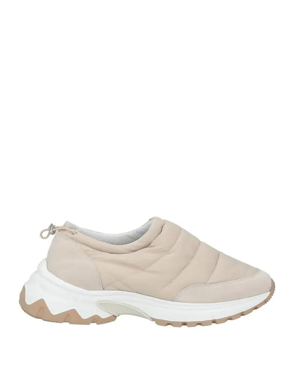 Eleventy Sneakers Size Textile Fibers, Leather - Beige