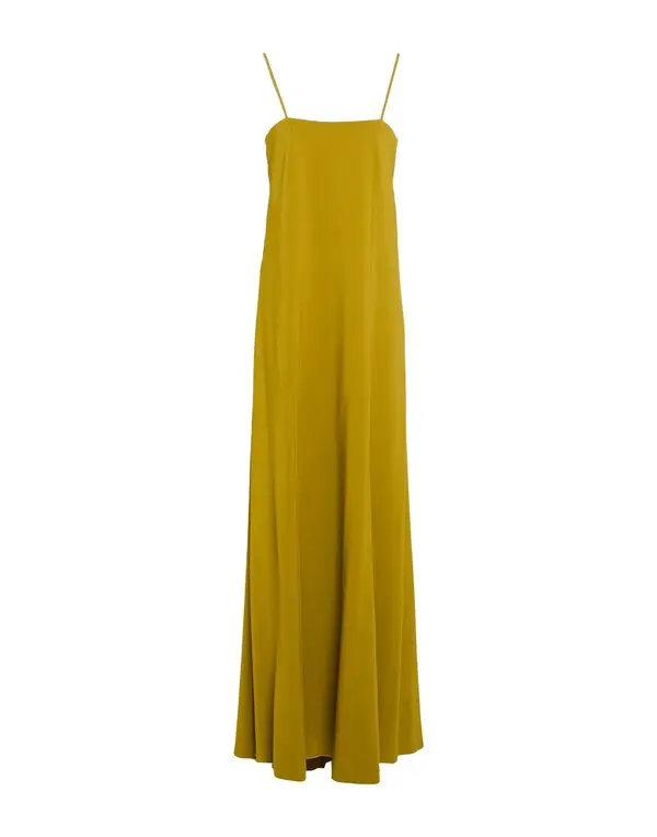 FORTE_FORTE Maxi Dress Mustard Size Viscose, Elastane