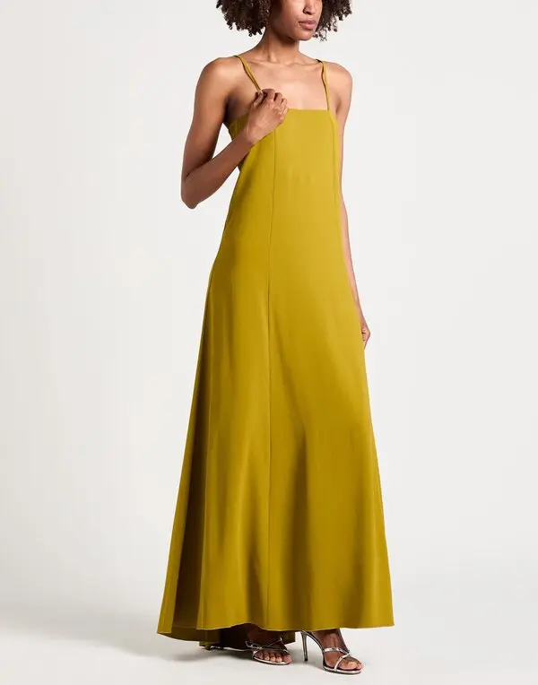 FORTE_FORTE Maxi Dress Mustard Size Viscose, Elastane