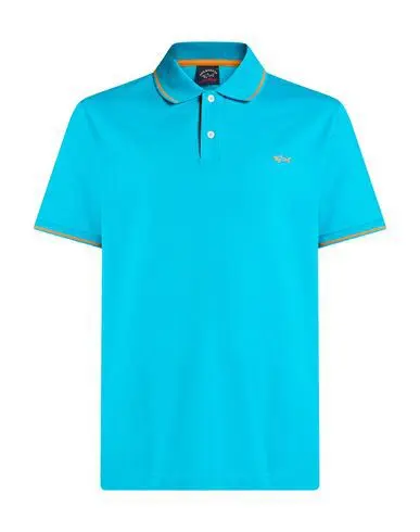 Paul & Shark Polo Shirt Size Cotton - Azure