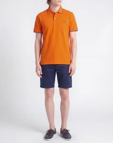 Paul & Shark Polo Shirt Size Cotton - Orange
