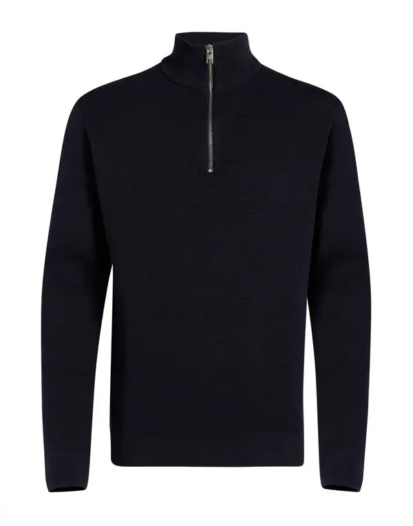 JACK & JONES Premium Sweater Size Cotton, Organic Cotton - Navy
