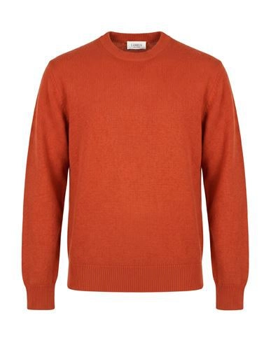LANEUS Merino Wool And Cashmere Crewneck Sweater - Red