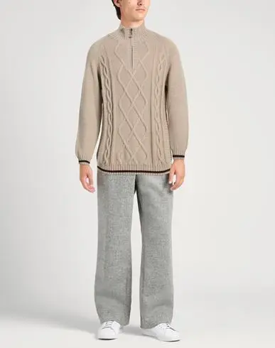 Alpha Studio Turtleneck Taupe Size Wool