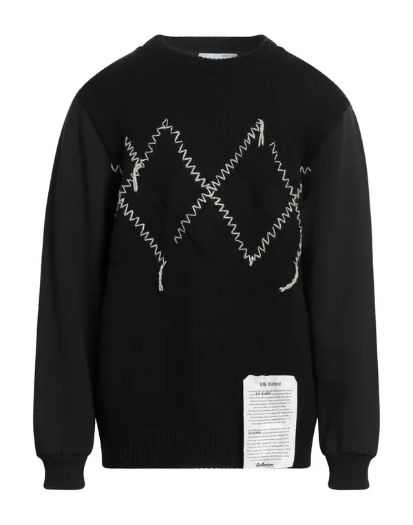 BALLANTYNE Raw Diamond Sweater Size Cotton, Cashmere