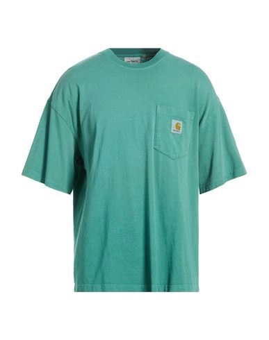 Carhartt Work In Progress T-shirt Size Cotton - Turquoise
