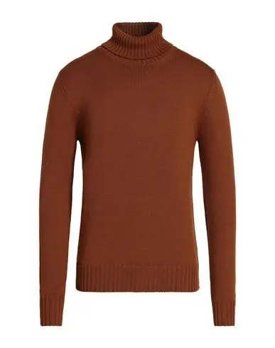 Alpha Studio Turtleneck Burgundy Size Merino Wool - Brown