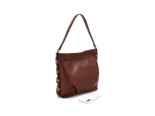 THE FRYE COMPANY Grace Small Hobo Shoulder Handbags Cognac