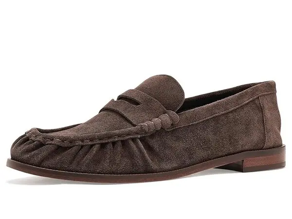 Schutz Tyche Flat Shoes Dark