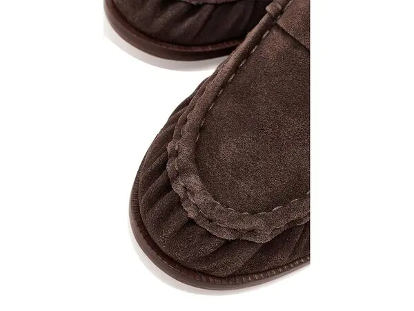 Schutz Tyche Flat Shoes Dark
