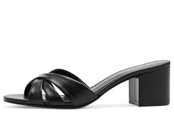 Schutz Keefa Block Mule Sandals - Black