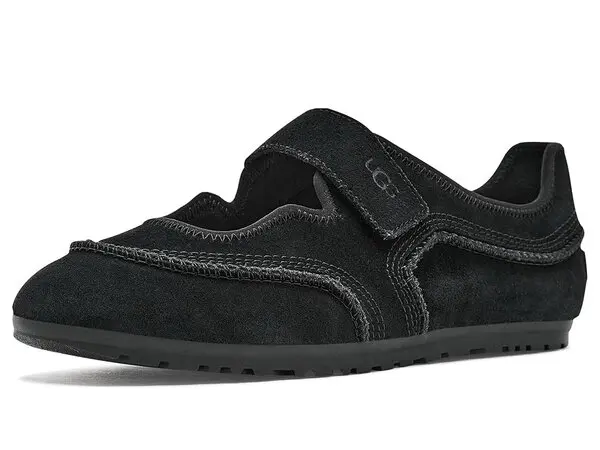 UGG Quill Mary Jane Flat Shoes - Black