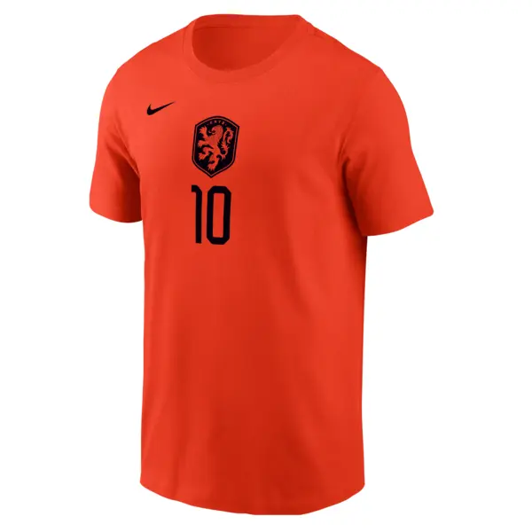 Nike Memphis Depay Netherlands Soccer T-shirt - Orange