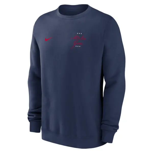 Nike 2026 All-star Game Two-hit Slogan Mlb Pullover Crew