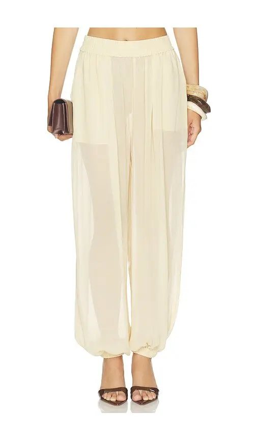 NONCHALANT LABEL Alba Pant In Neutral