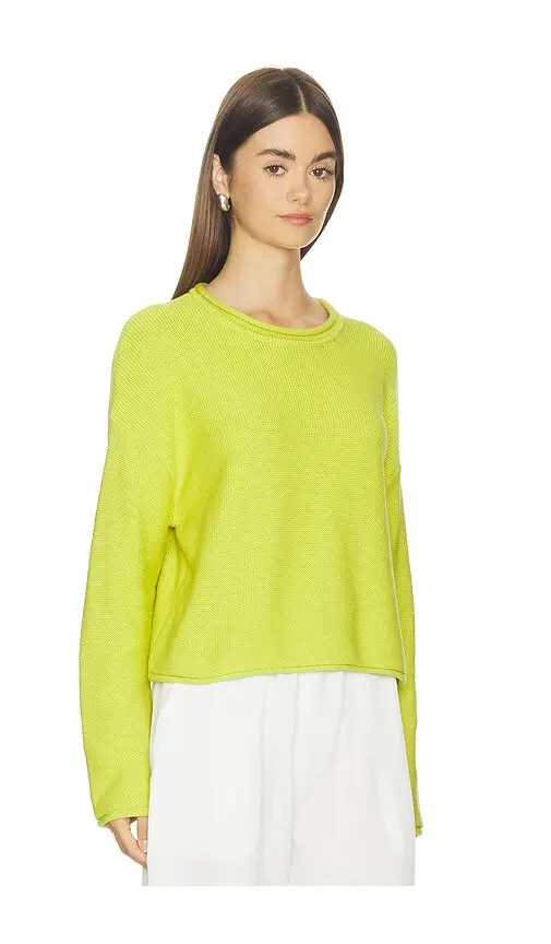LESET Mae Crewneck In Green