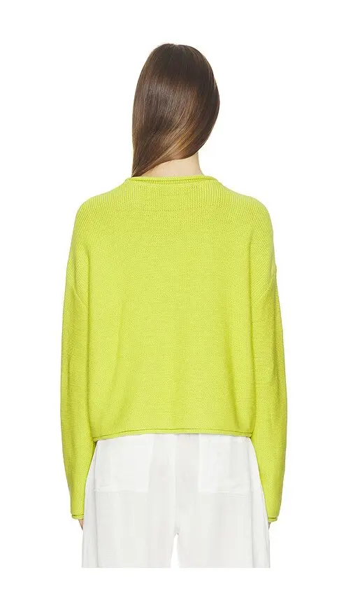 LESET Mae Crewneck In Green