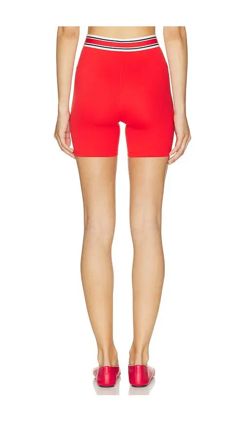 P.E Nation Avant 5 Inch Bike Short In Red