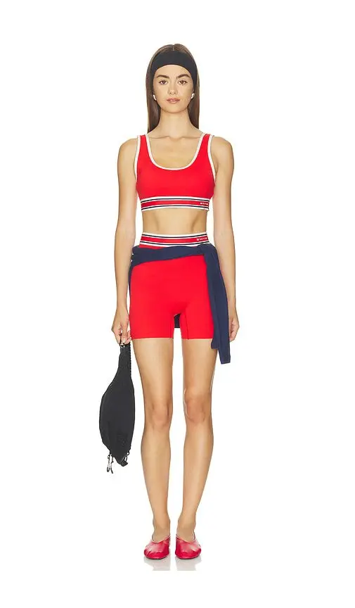 P.E Nation Pursuit Sports Bra In Red