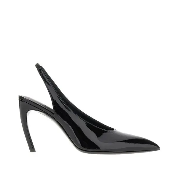 Attico Viper' Faux Patent Leather Slingback
